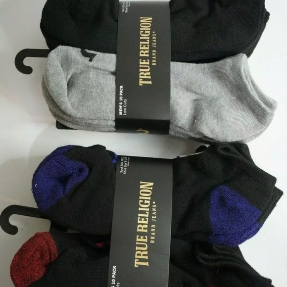 True Religion | Underwear & Socks | True Religion Pairs Mens Low Cut ...